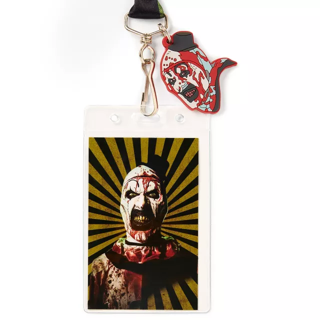 Art the Clown Striped Lanyard - Terrifier - Spencer's