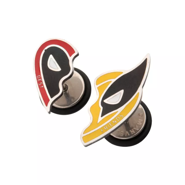 Deadpool Best Friend Heart Fake Plugs - 18 Gauge - Spencer's