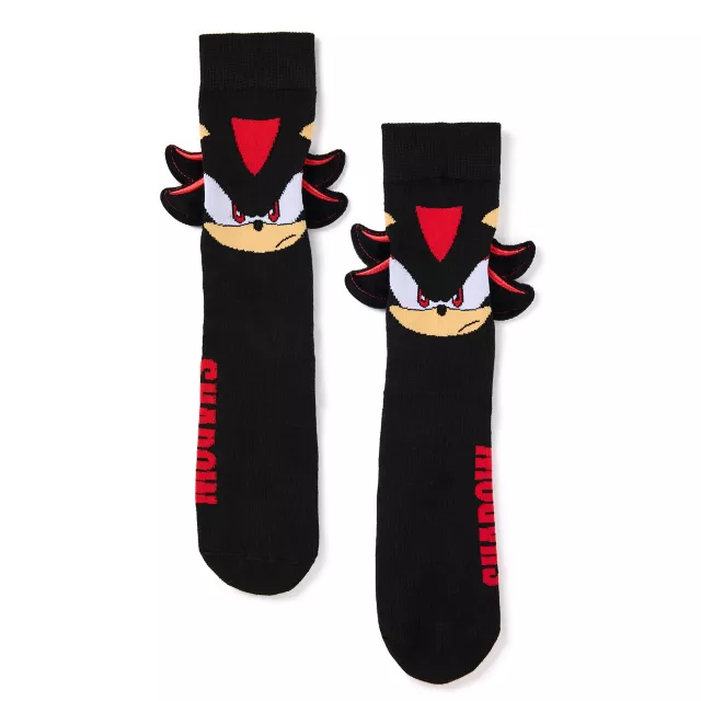 3D Shadow Crew Socks - Sonic the Hedgehog - Spencer's