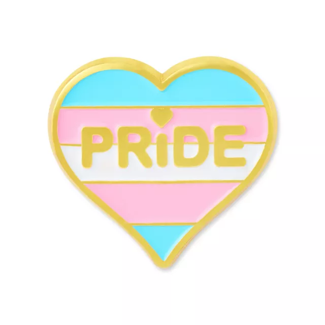 Multi-Pack Trans Pride Enamel Pins - 4 Pack - Spencer's