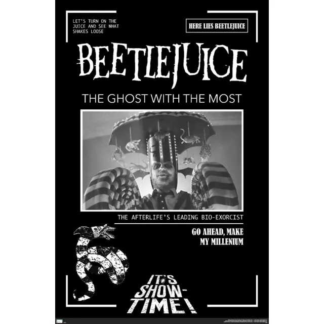 Beetlejuice Quotes Poster - Spencer's