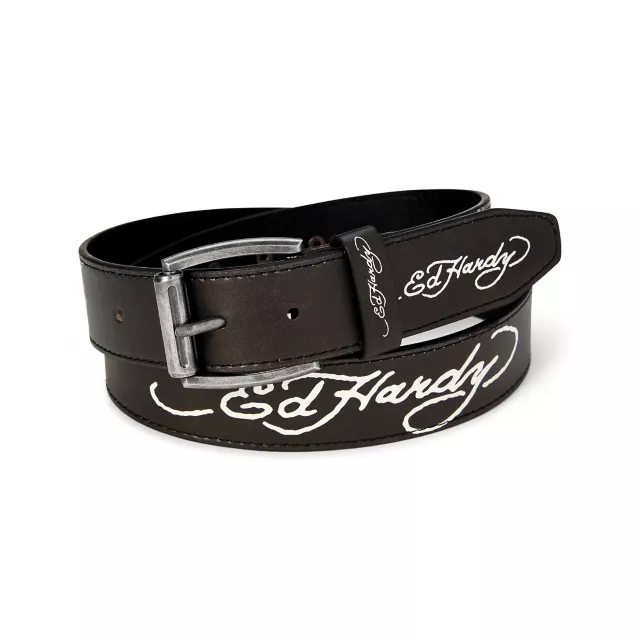 Ed Hardy Skull Studded Belt - Spencer's