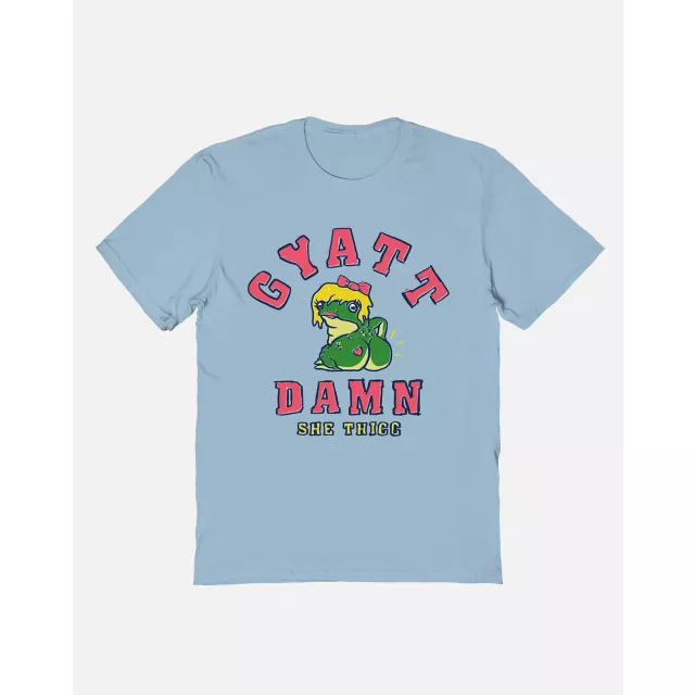 Gyatt Damn She Thicc Frog T Shirt - Spencer's