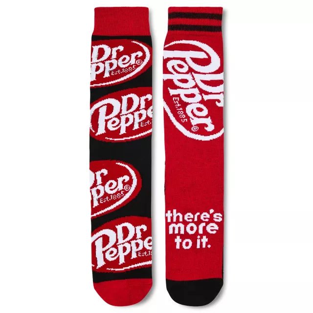 Dr. Pepper Can Crew Socks - 2 Pair - Spencer's