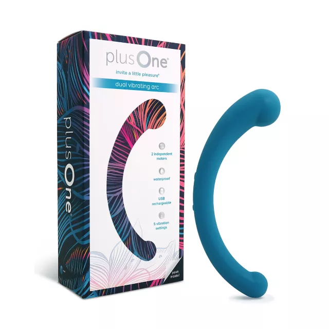 plusOne Dual Vibrating Arc Vibrator - Spencer's