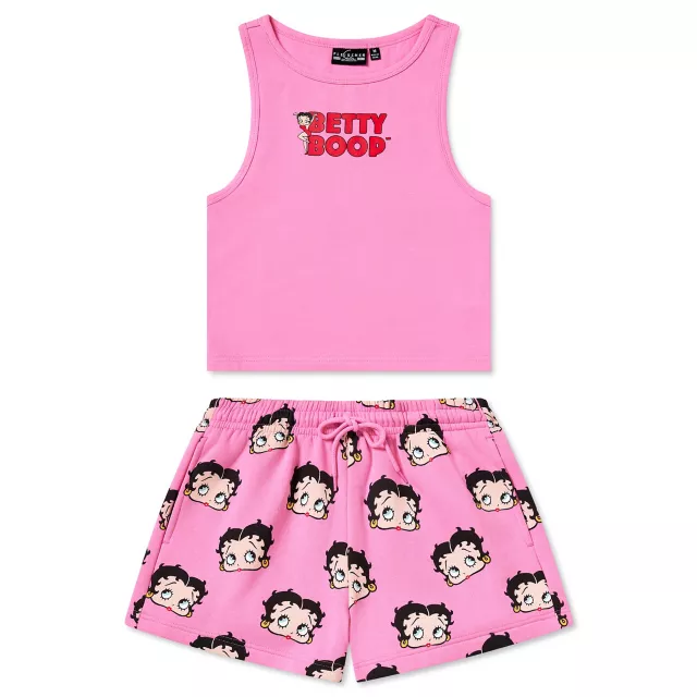 Betty Boop Faces Tank Top and Shorts Set - Spencer's