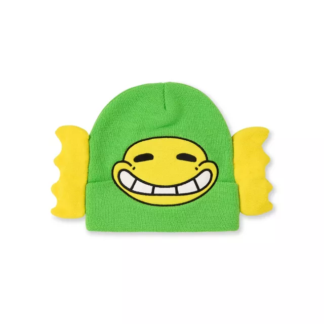 The Boys Green Gang Mascot Beanie Hat - Spencer's