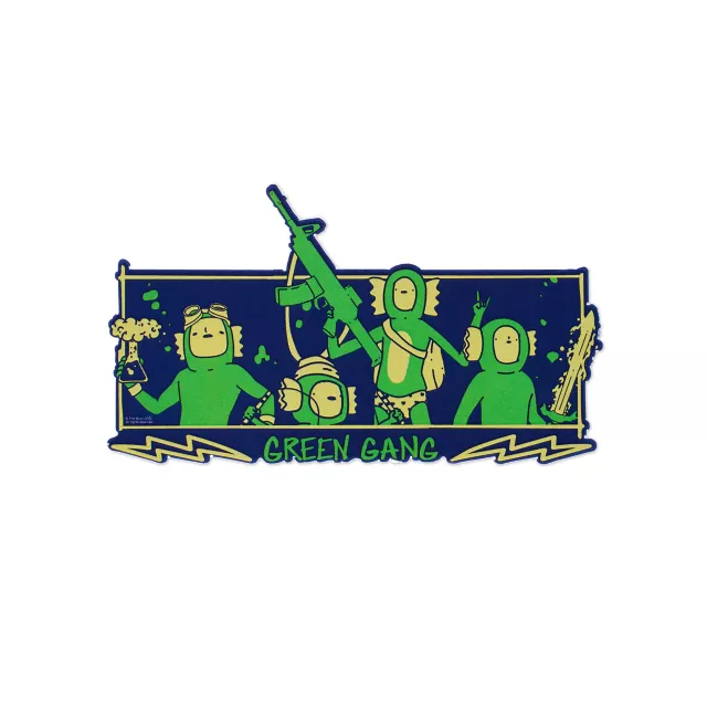 The Boys Green Gang Sticker Set 2 - 4 Pack - Spencer's