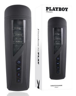 Playboy Pleasure 7-Function Pursuit of Pleasure Rechargeable Stroker - Spencer's