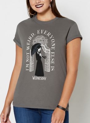I’m Not Weird Everyone Else Is T Shirt - Wednesday - Spencer's
