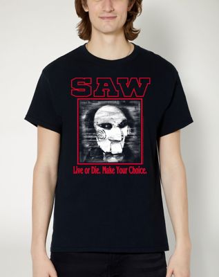 Jigsaw Portrait T Shirt - Saw - Spencer's