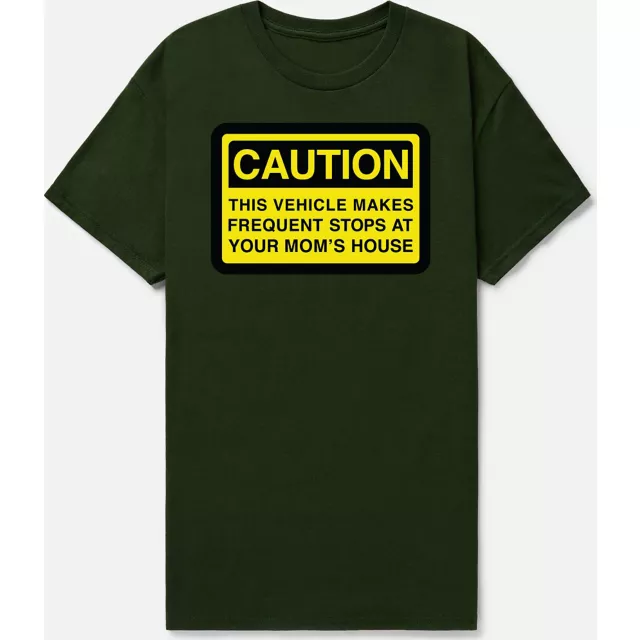 Dark Green Caution T Shirt - Danny Duncan - Spencer's