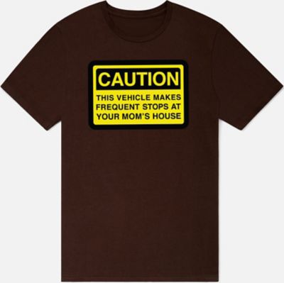 Brown Caution T Shirt - Danny Duncan - Spencer's