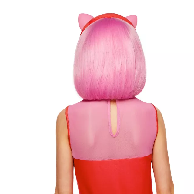 Kids Amy Rose Wig with Ears - Sonic the Hedgehog - Spencer's