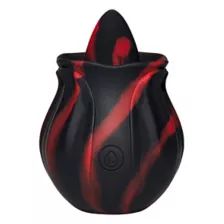Black Kiss Rimming Rose Vibrator - Spencer's