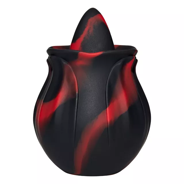 Black Kiss Rimming Rose Vibrator - Spencer's