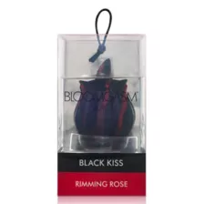 Black Kiss Rimming Rose Vibrator - Spencer's